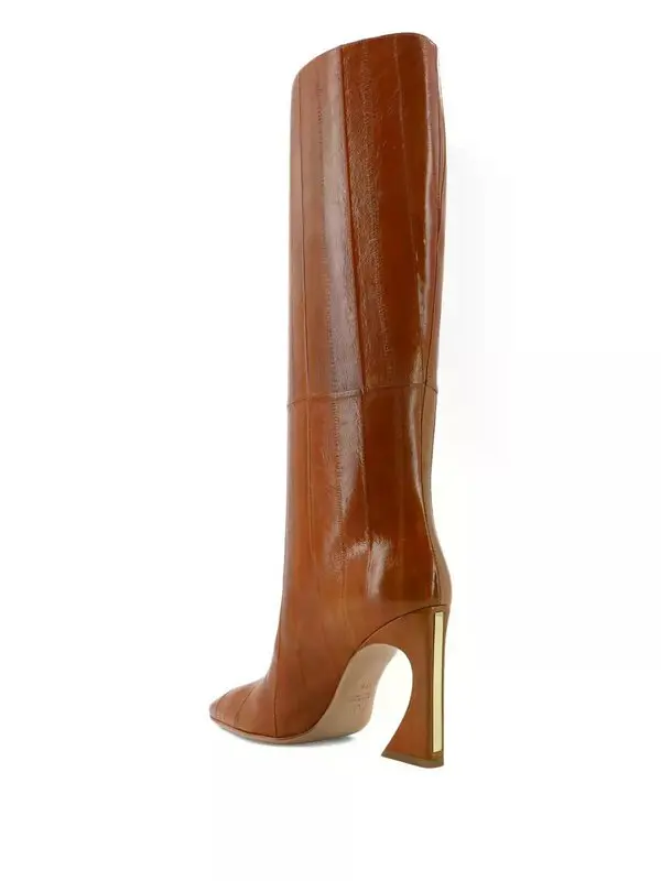 Fendi 95mm Arco Heel Knee-high Boots - Brown