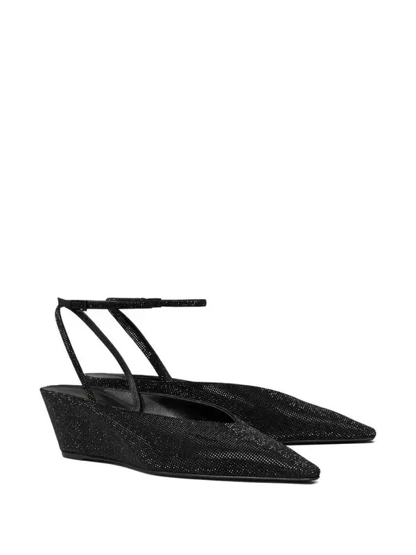Tory Burch Pavé Wedge Pumps