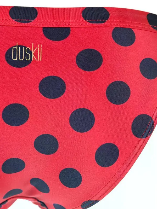 DUSKII Cerise Banded Bikini Bottoms