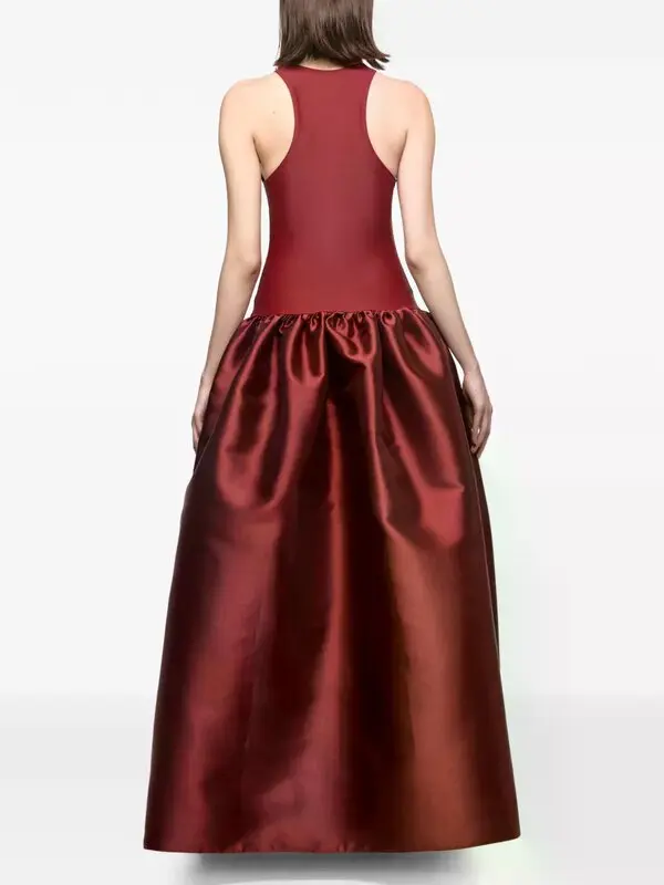 ATU BODY COUTURE Sleeveless Round Neck Maxi Dress - Red