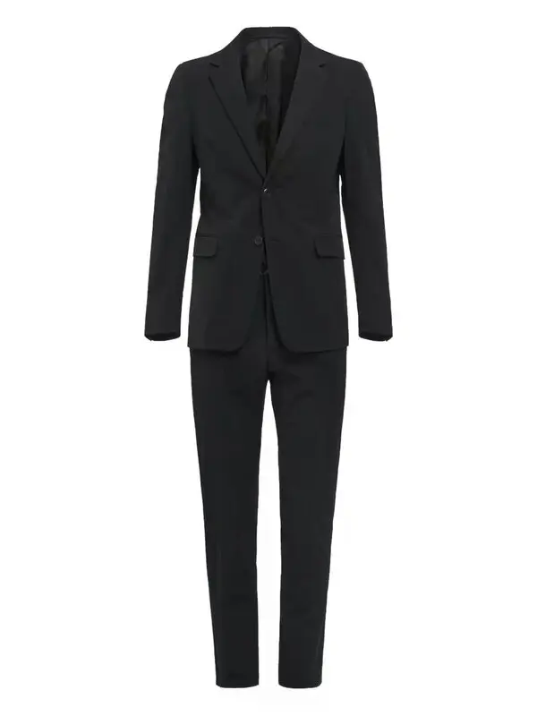 Prada Single-breasted Suit - Black