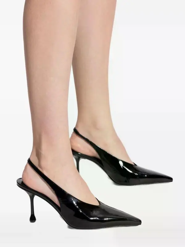 JIMMY CHOO 95mm Isa Pointed Slingback Pumps