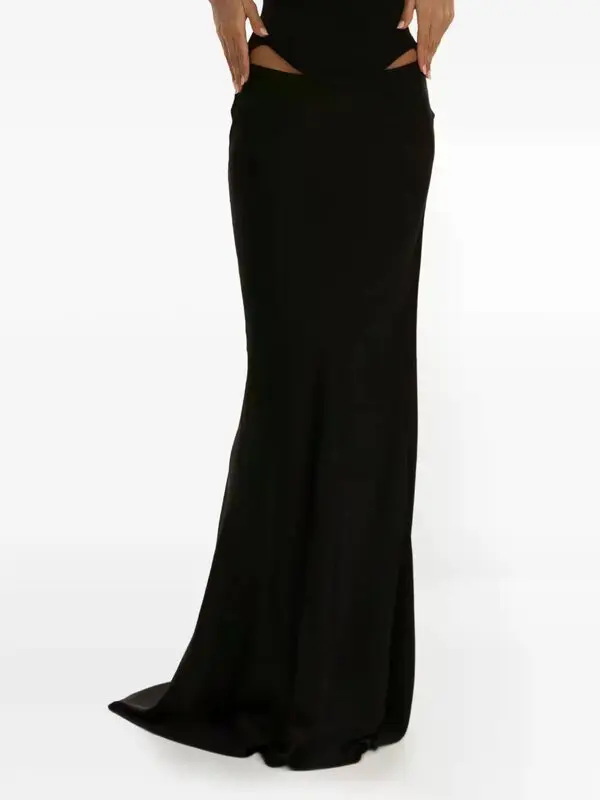MOOS STUDIO Cut-out Detail Maxi Skirt