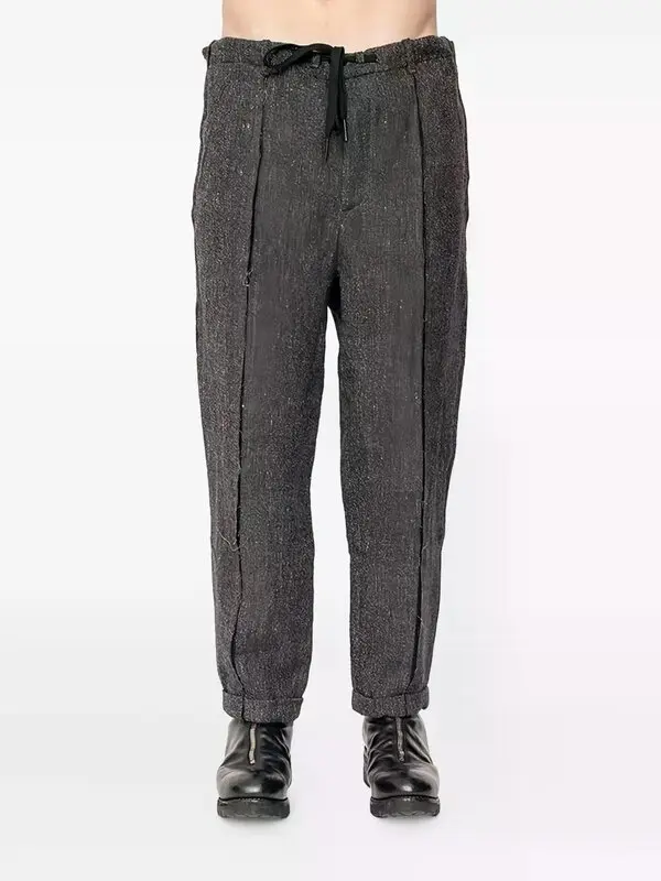 Andrea Ya'aqov Drawstring Waist Trousers - Grey