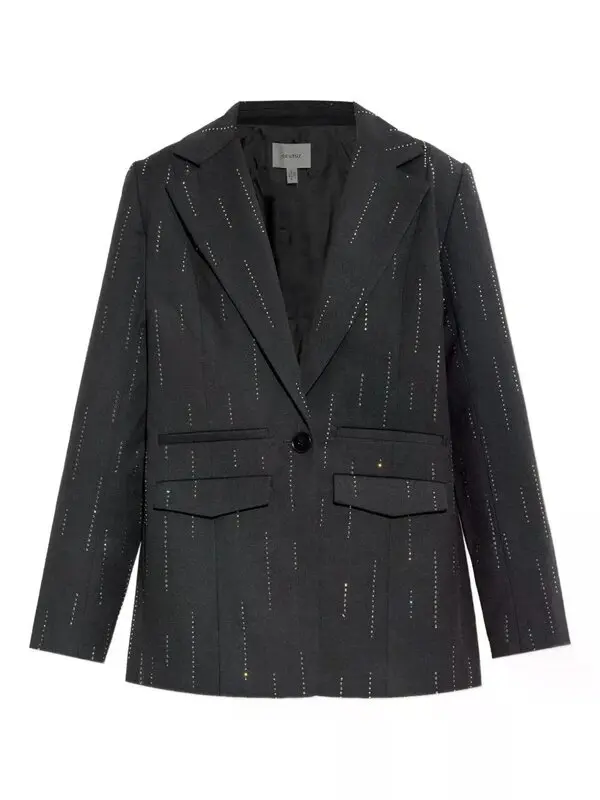 GESTUZ Embellished Blazer With Button Details
