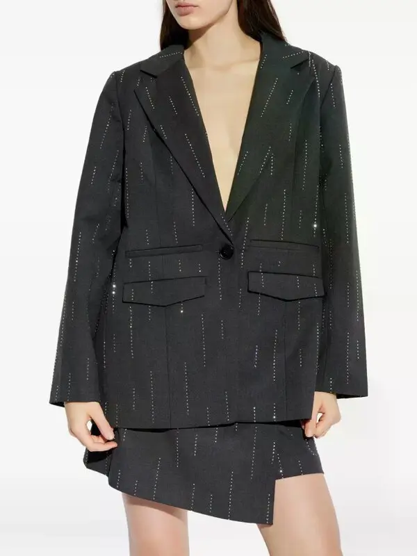 GESTUZ Embellished Blazer With Button Details
