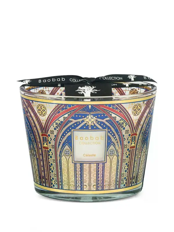BAOBAB COLLECTION Céleste Patterned Candle - Blue