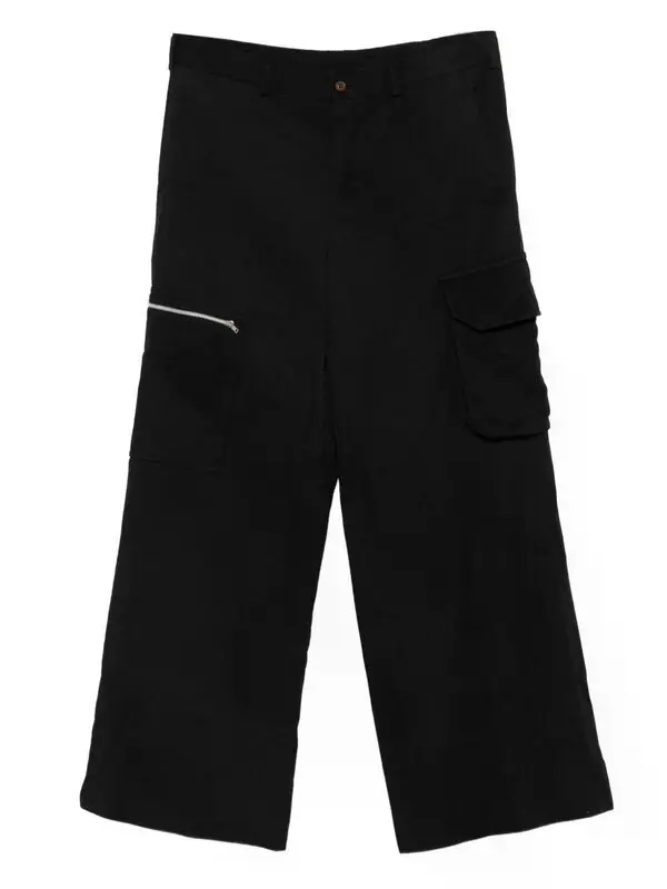 Comme Des Garçons Cargo Pants With Side Zip Pocket