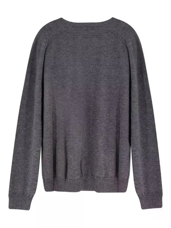 Zegna V-neck Fine Knit Sweater
