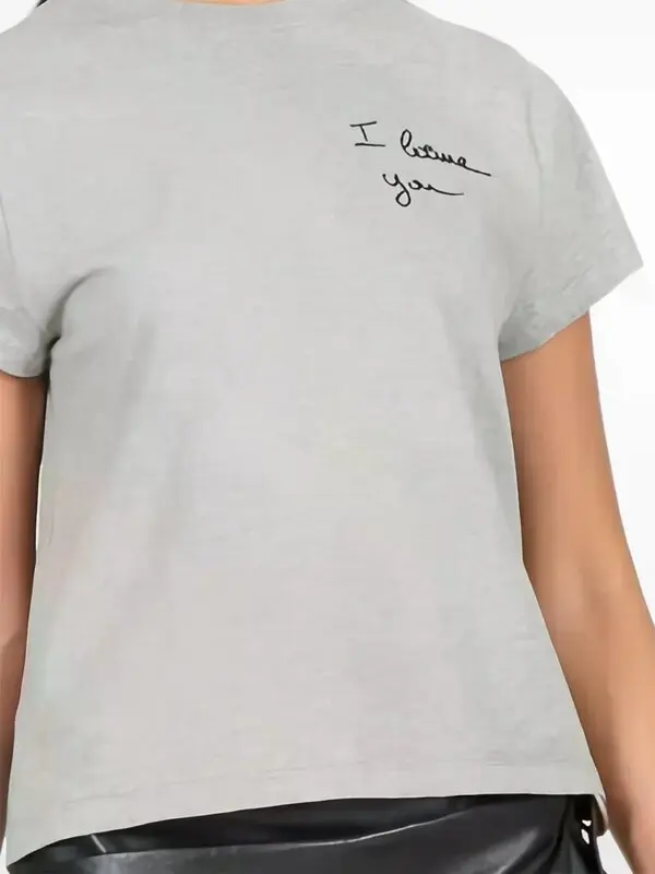 Loewe Embroidered Short-sleeved T-shirt