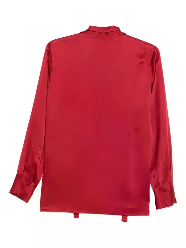 Antonelli Firenze Tie-neck Blouse With Buttoned Cuffs