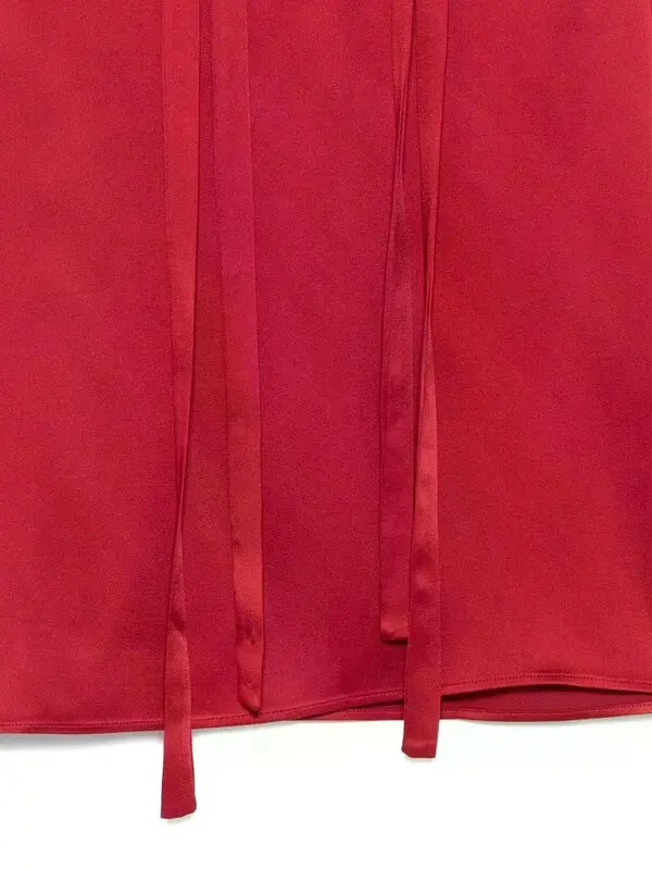 Antonelli Firenze Tie-neck Blouse With Buttoned Cuffs