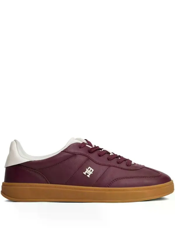 Tommy Hilfiger Heritage Leather Lace-up Sneakers - Brown