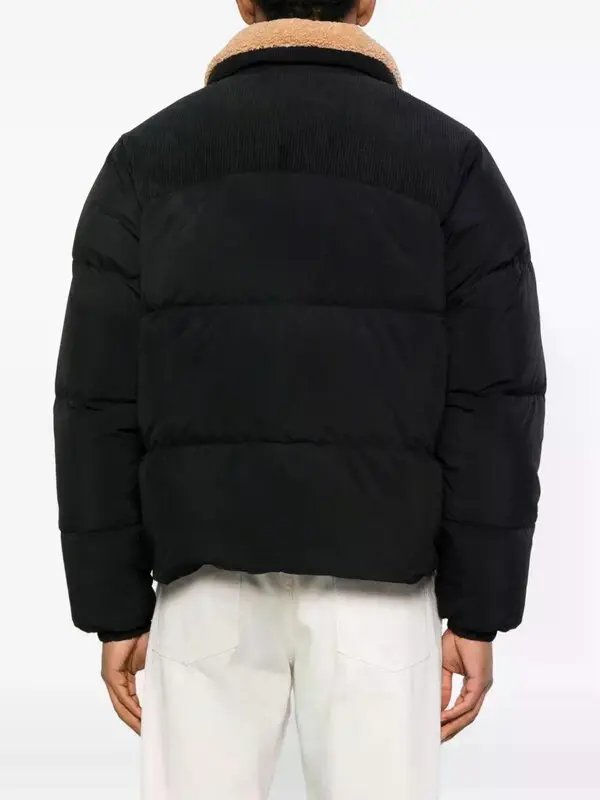 Pyrenex Corduroy Collar Quilted Jacket