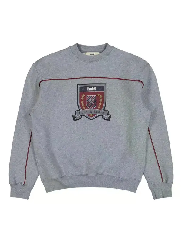 GMBH Embroidered Logo Crew-neck Sweatshirt
