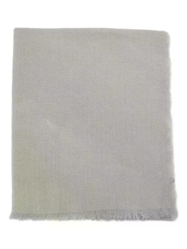 Destin Fringed-detail Scarf - Grey