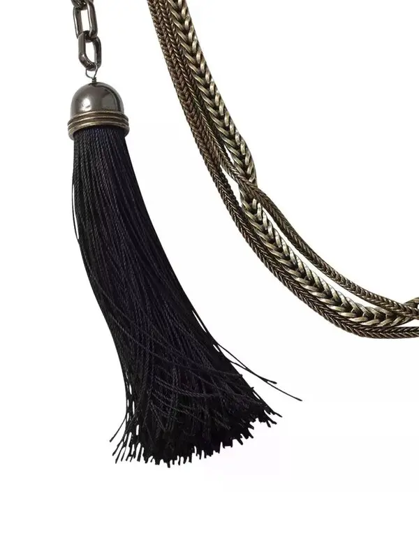 LANVIN Vita Long Necklace With Tassel Detail