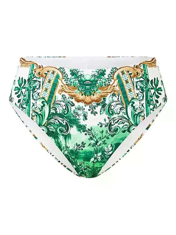 Camilla Corridor Of Calm" Bikini Bottoms - Green
