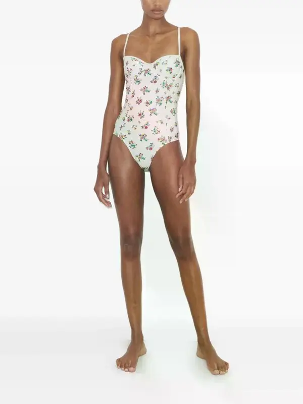 Tory Burch Floral Print Underwire Swimsuit