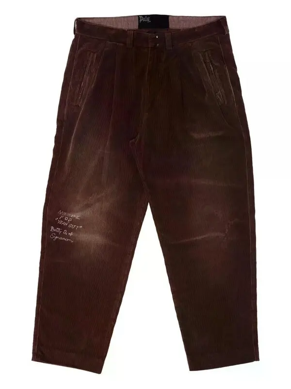 PALY Corduroy Texture Trousers