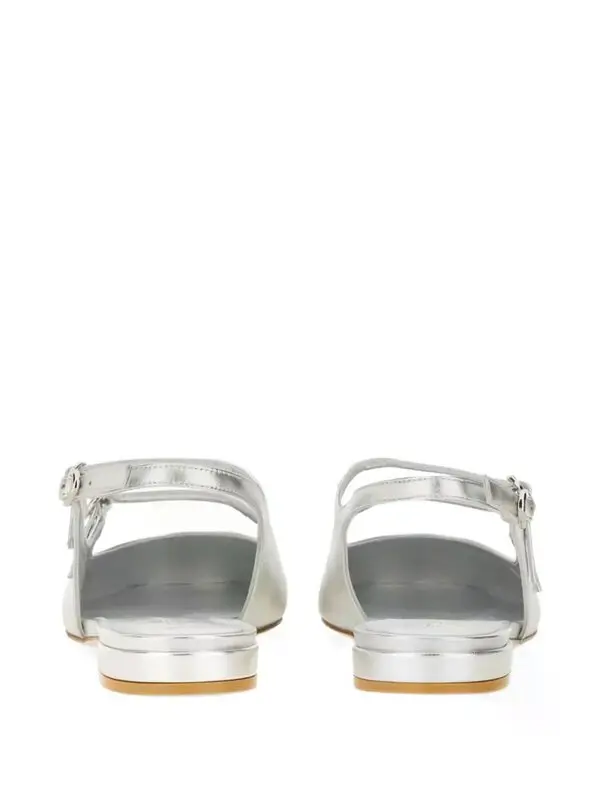 STUART WEITZMAN Buckle Strap Ballet Flats