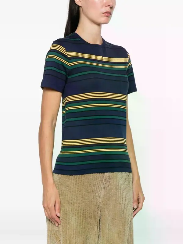 Miu Miu Striped Pocket T-shirt