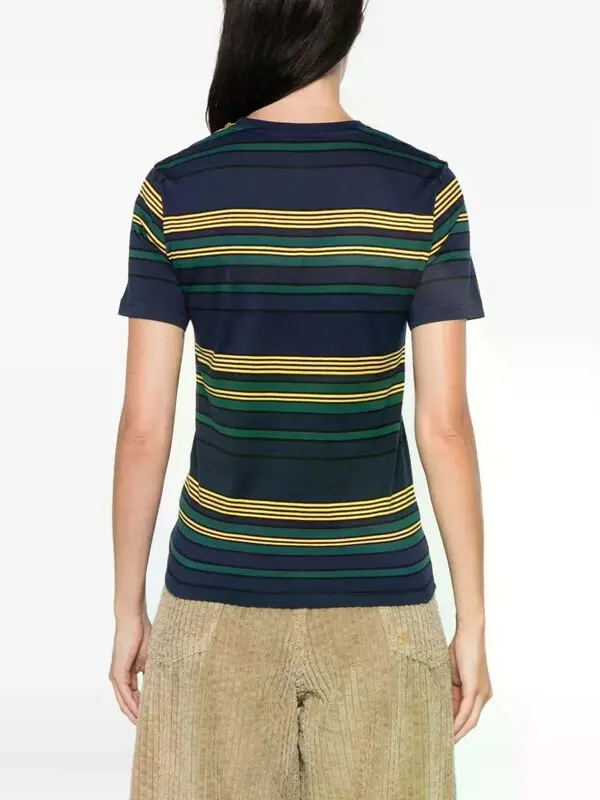 Miu Miu Striped Pocket T-shirt