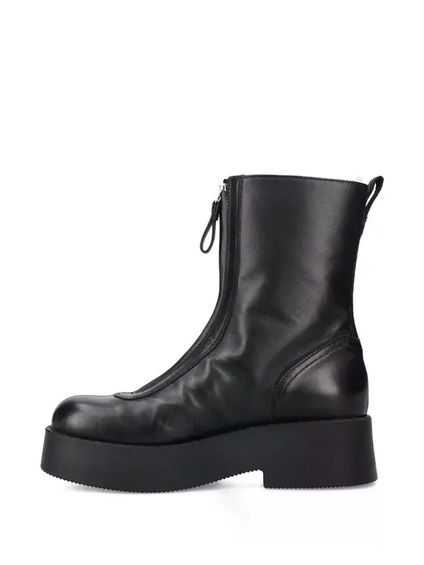Premiata Zip Platform Boots
