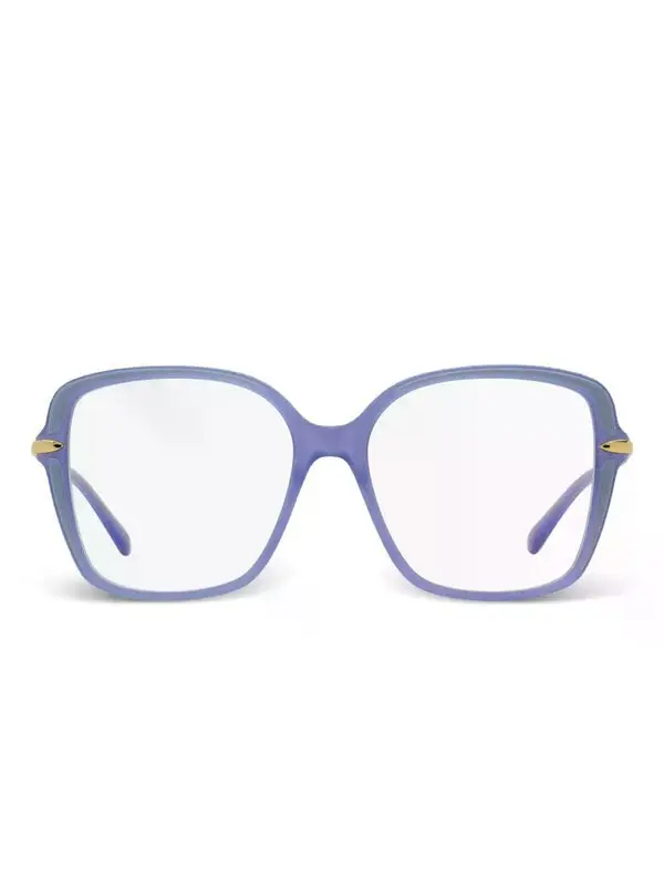 Pomellato Square Frame Glasses - Blue