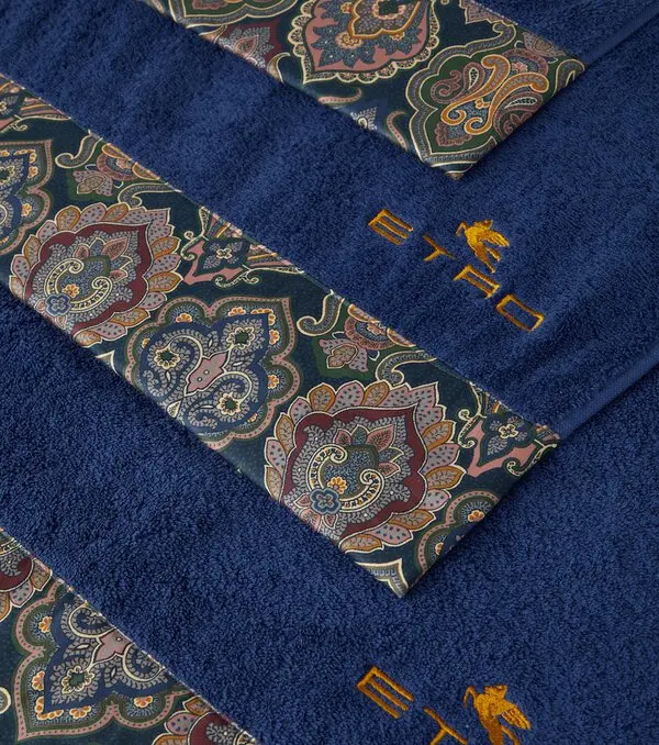 Etro Set Of 5 Cotton Terry Towels