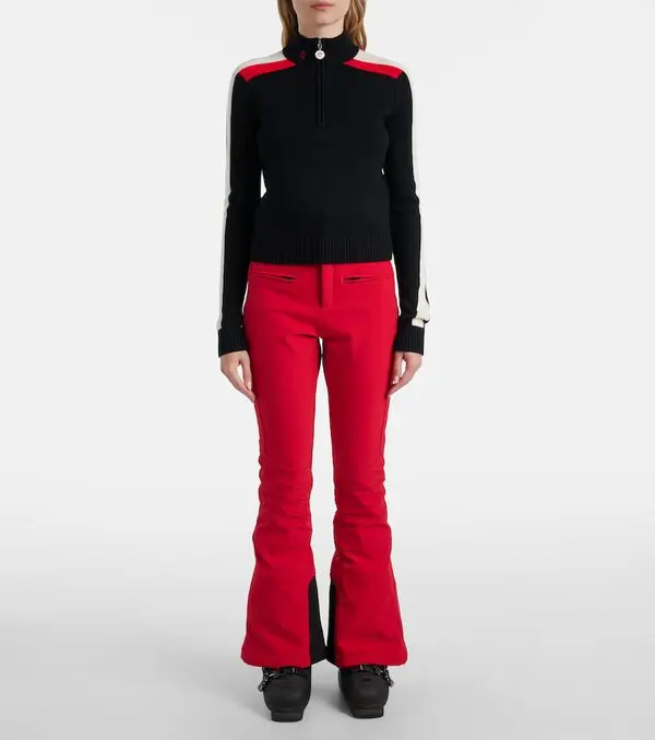 Perfect Moment La Tour Half-zip Wool Sweater