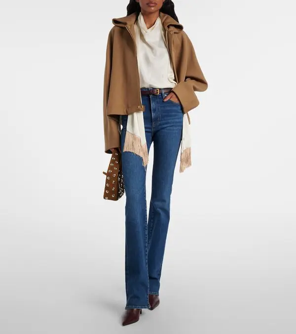 FRAME Reboot High-rise Flared Jeans In Foxley Wash