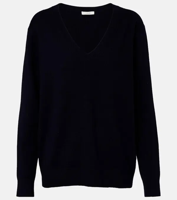 Vince Cashmere V-neck Sweater - Blue