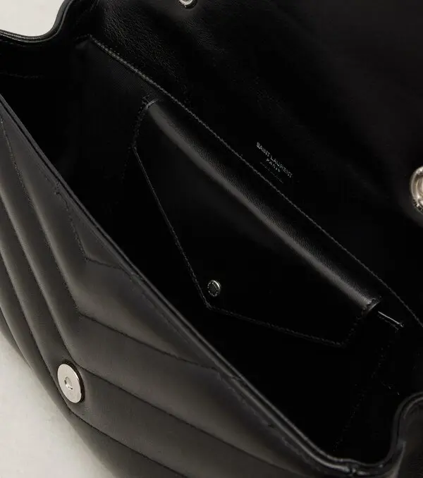 Saint Laurent Loulou Medium Shoulder Bag - Black