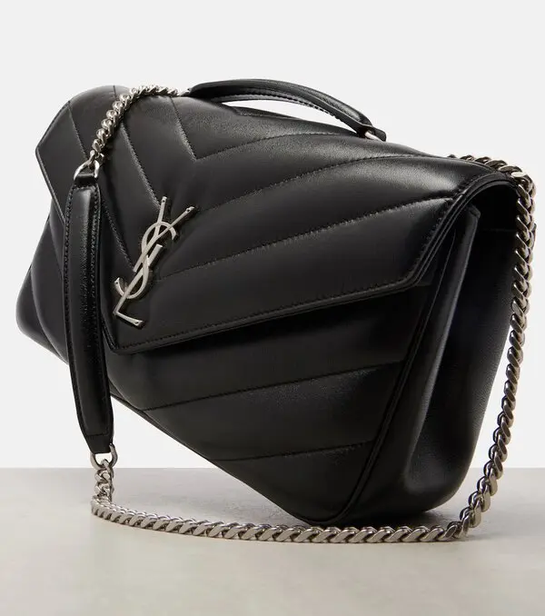 Saint Laurent Loulou Medium Shoulder Bag - Black
