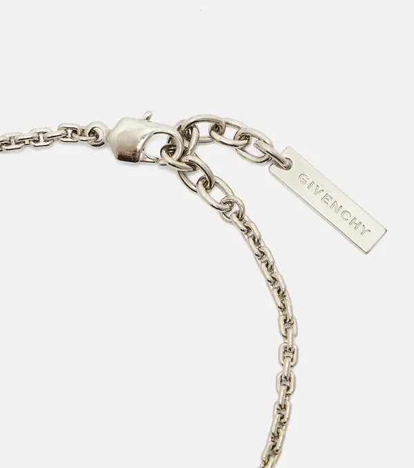 Givenchy Embellished Bracelet With Crystals And Pearls