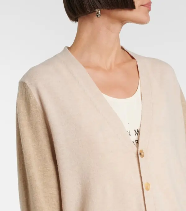 MAISON MARGIELA Wool Cardigan - Beige