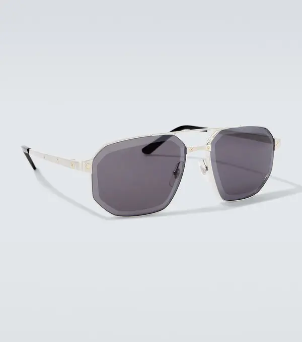 Cartier Santos De Aviator Sunglasses