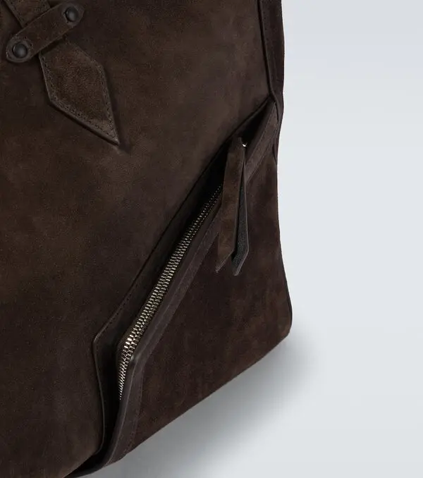 METIER Sergeant Suede Duffel Bag - Brown