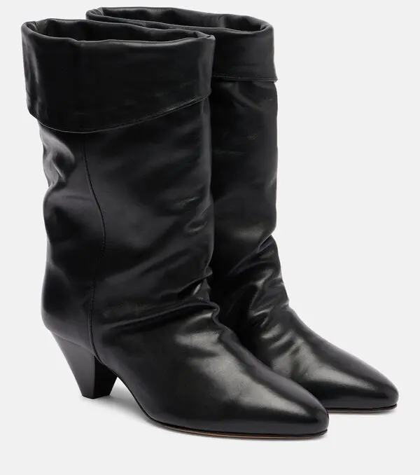 Isabel Marant Étoile Dalby Leather Ankle Boots