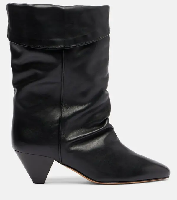 Isabel Marant Étoile Dalby Leather Ankle Boots