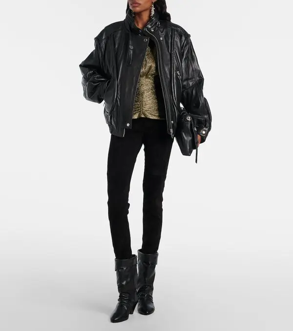 Isabel Marant Étoile Dalby Leather Ankle Boots