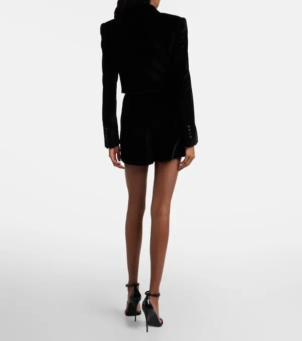 Dolce & Gabbana Cotton And Silk-blend Shorts