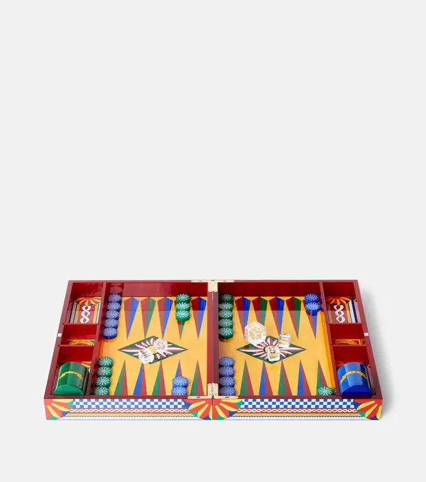 Dolce & Gabbana Carretto Backgammon Set - Multicoloured