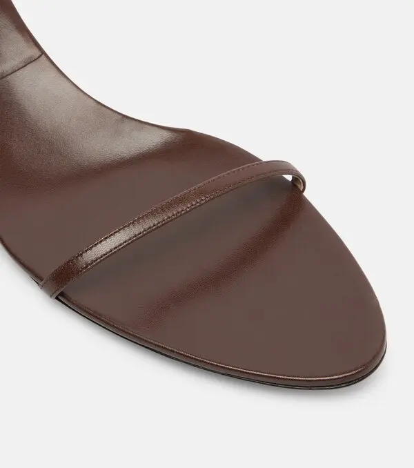 CHRISTEN Double Strap Leather Sandals
