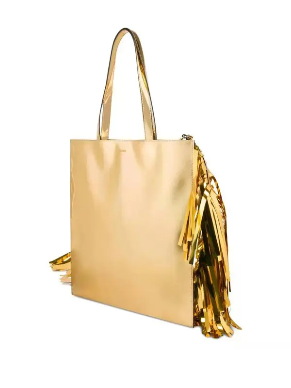 Moschino Smiley Face Fringe Tote Bag
