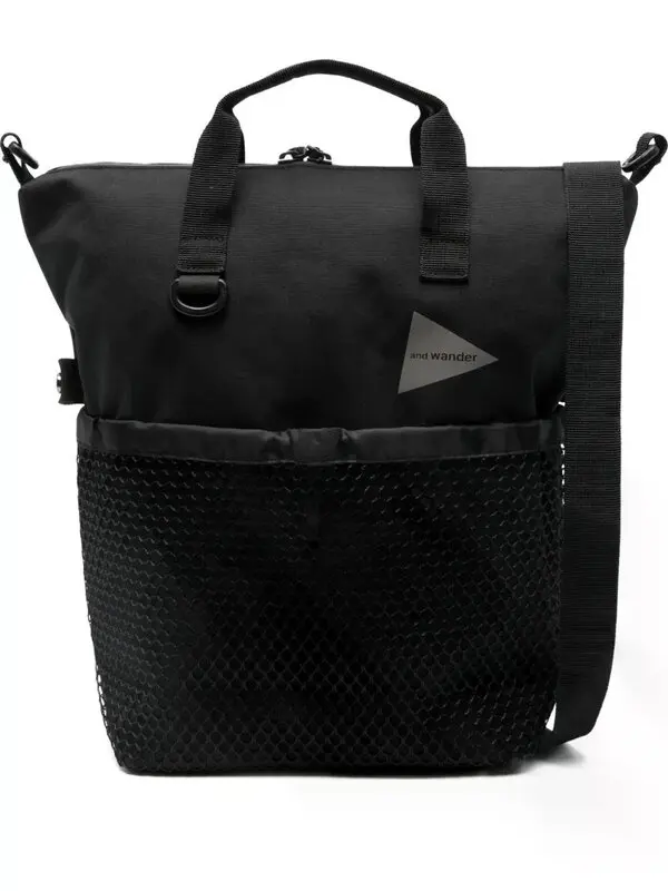 AND WANDER Pe/co 2-way Tote Bag - Black