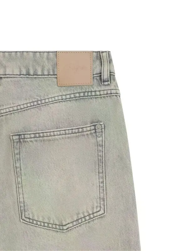 BOSS Five-pocket Split Hem Jeans - Grey