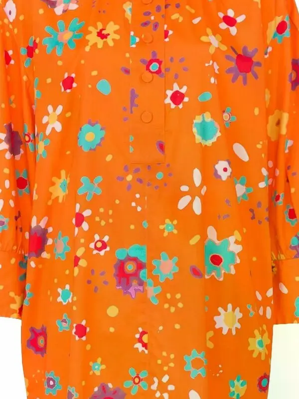 Lhd Harbour Island Floral Dress - Orange