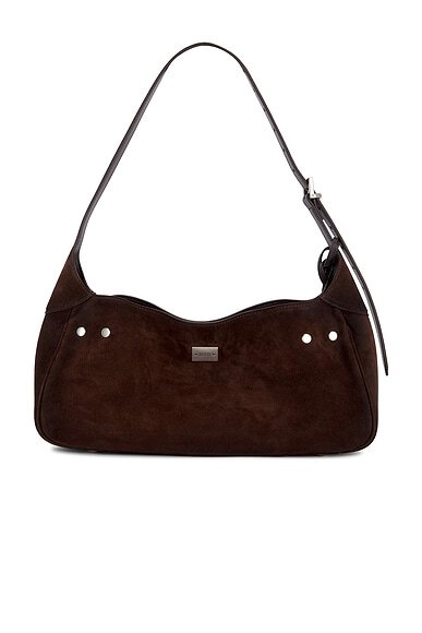 Balenciaga Bel Air Small Suede Shoulder Bag